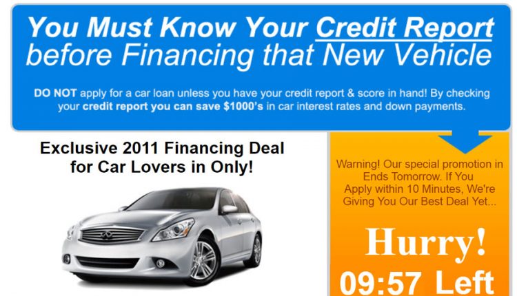 PPV Template - Credit Check for Vehicle Financing Consumers - Free ...